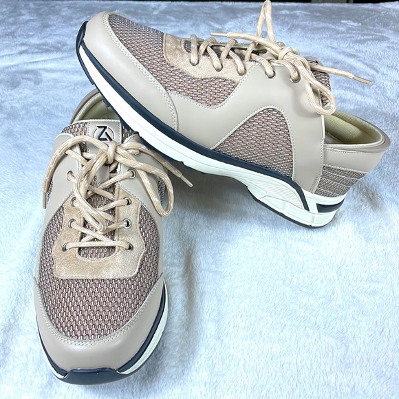 Zeba | Shoes | Zeba Mens Adaptive Handsfree Slipon Beige Shoes Sneakers ...